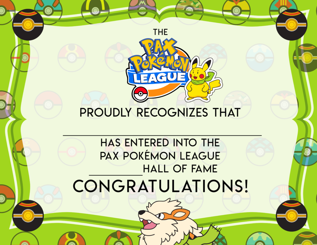 The PAX Pokemon League!